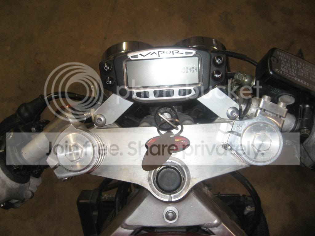 Pics of race tach mounts? - Honda Hawk GT Forum